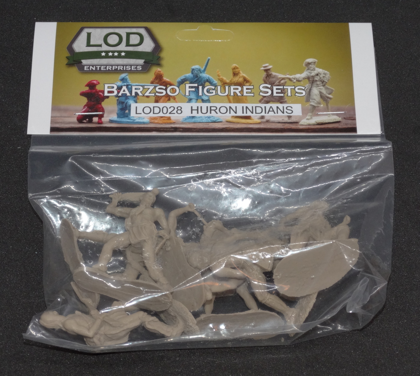 Barzso LOD028 Huron Indians | Warhorse Miniatures
