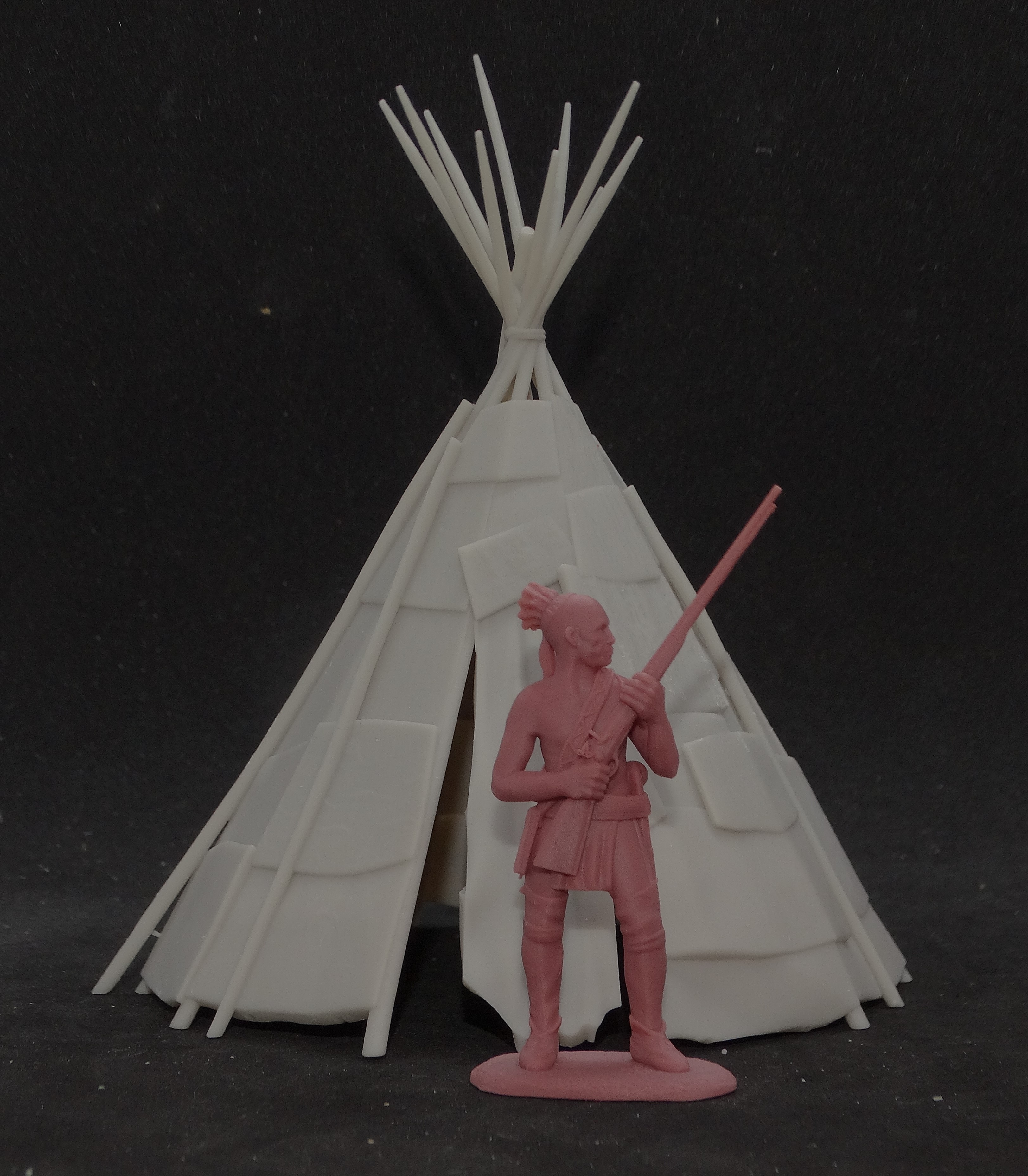 Bark Teepees1c | Warhorse Miniatures